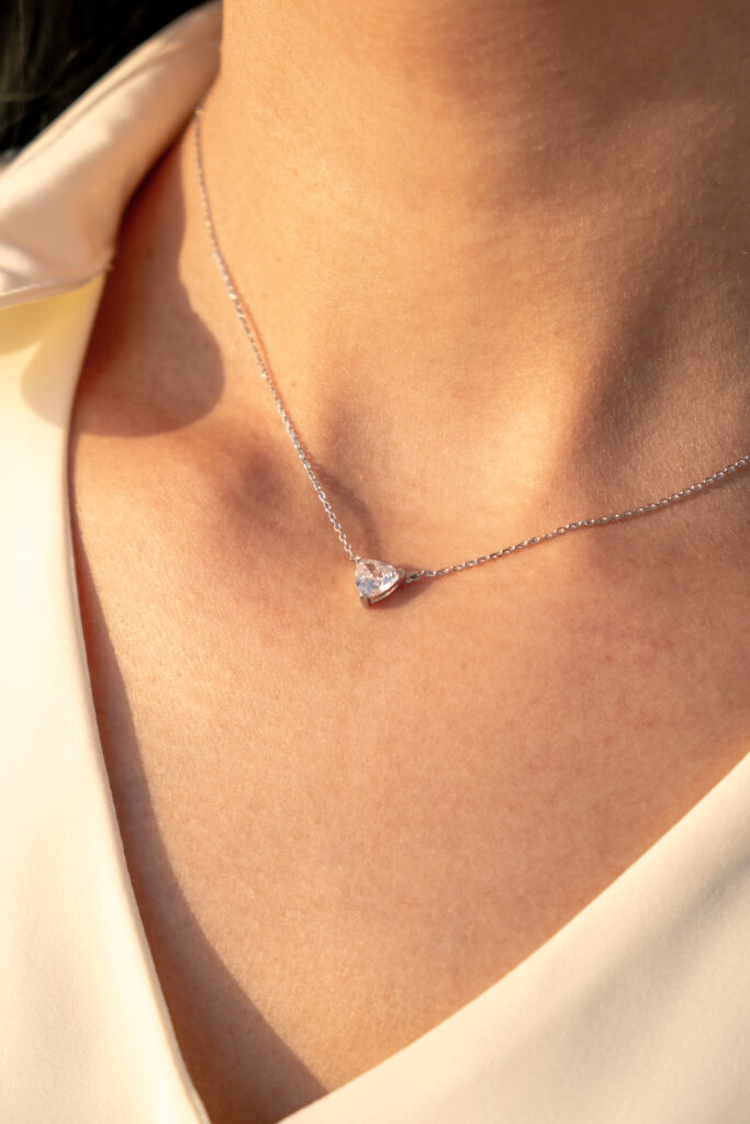 Women's Necklace Trilliant Cut Elegant - Tashani